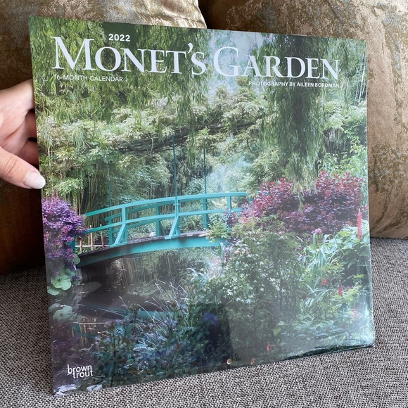 Office | Nwt 221 Calendar Monets Garden | Poshmark
